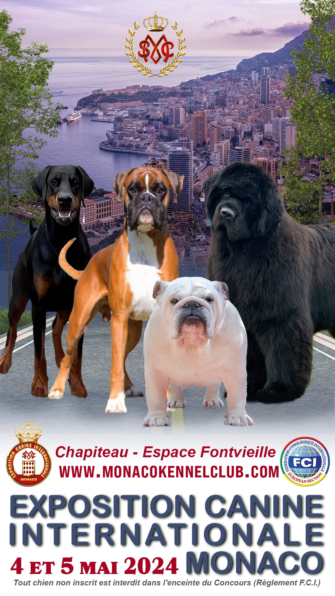 Exposition Canine Internationale de Monaco - Chapiteau Monaco
